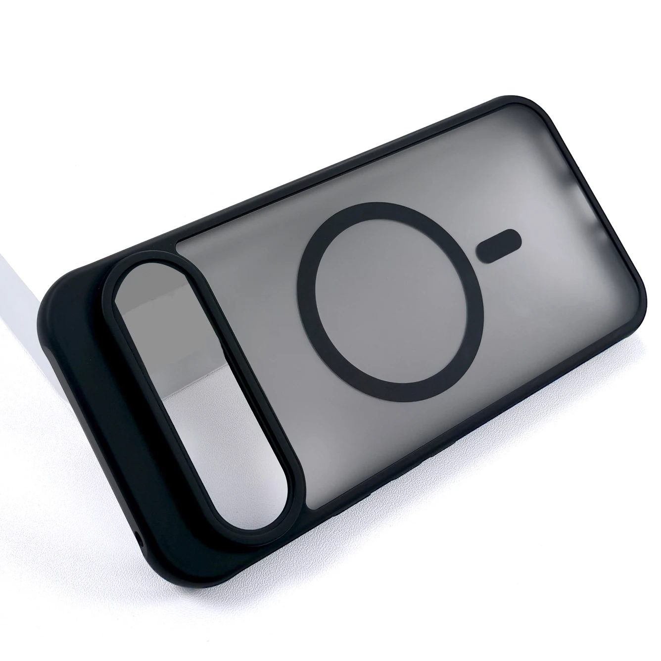 Shockproof Matte Armor Phone Case with Magnetic Wireless Charging and ...