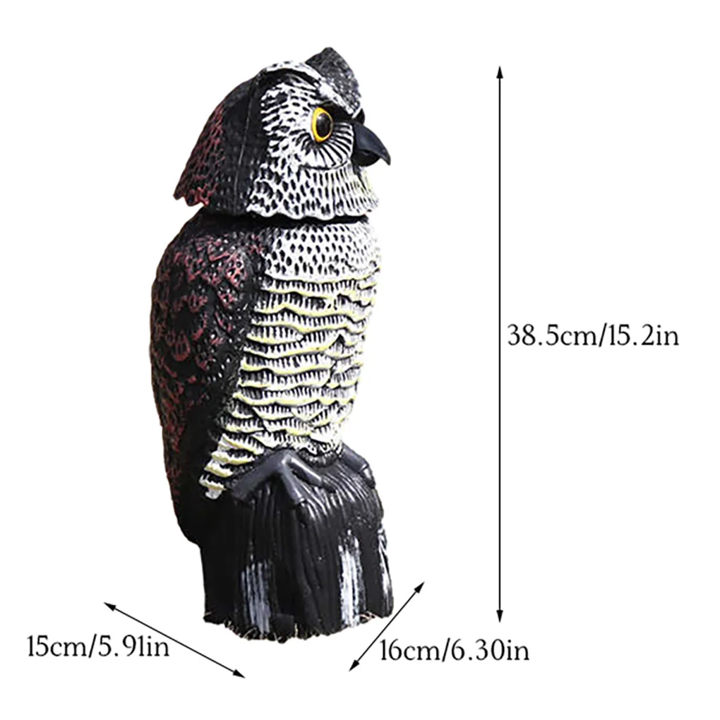 Animal-Ornament-Garden-Pest-Control-Craft-Sculpture-Electric-Statue ...