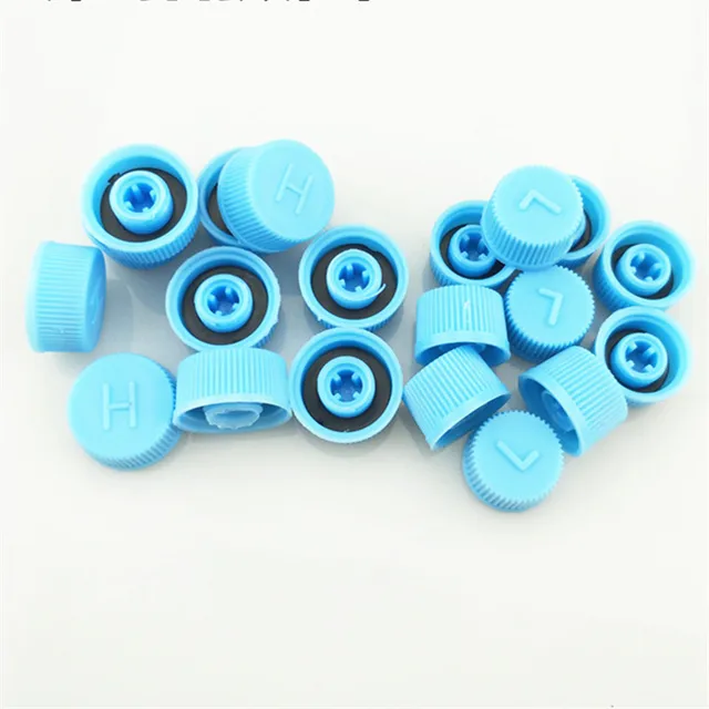 10 pairs, R134a R12 Service Port Valve Dust Cap High / Low Side Air ...