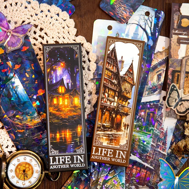 20pcs-pack-Life-in-Another-World-Shell-Light-Coated-Paper-Bookmarks ...