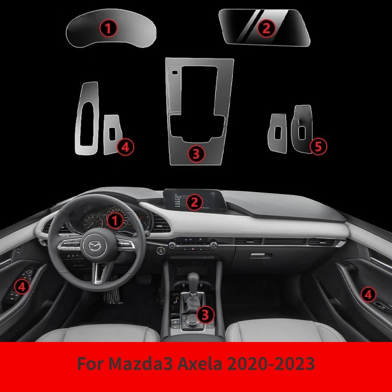For Mazda 3 Axela 2024 2023 2022Accessories interior Thin film ...