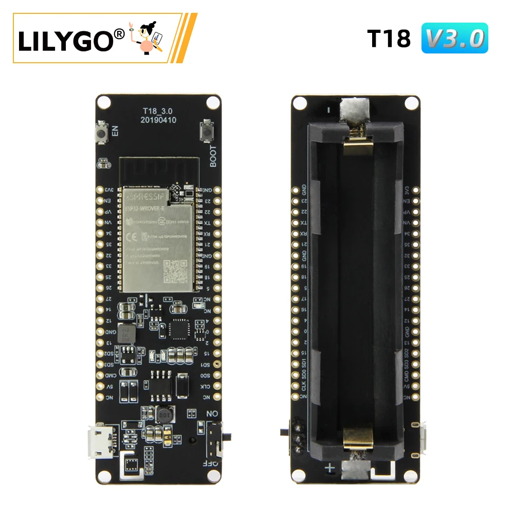 LILYGO-TTGO-T-Energy-T18-V3-0-Carte-de-d-veloppement-ESP32-WROVER-E-8 ...