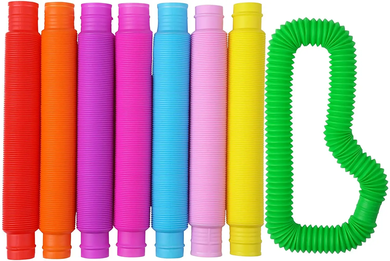 Pop Tubes Sensory Fidget Toys Fine Motor Skills Toddler Pipe Tools For ...