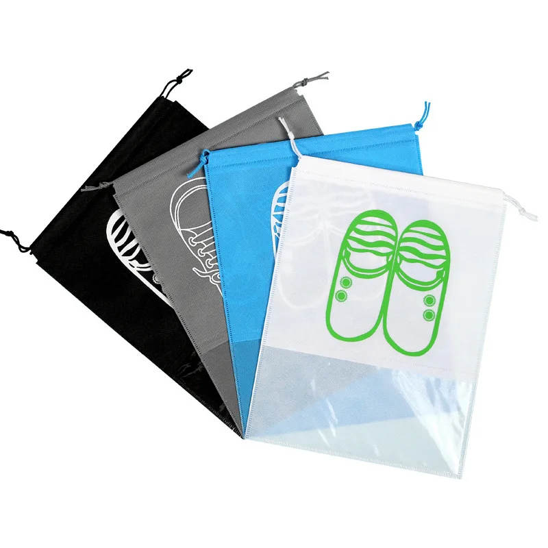 Thick Non-woven Fabric Drawstring Drawstring Pocket Shoe Storage Bag ...