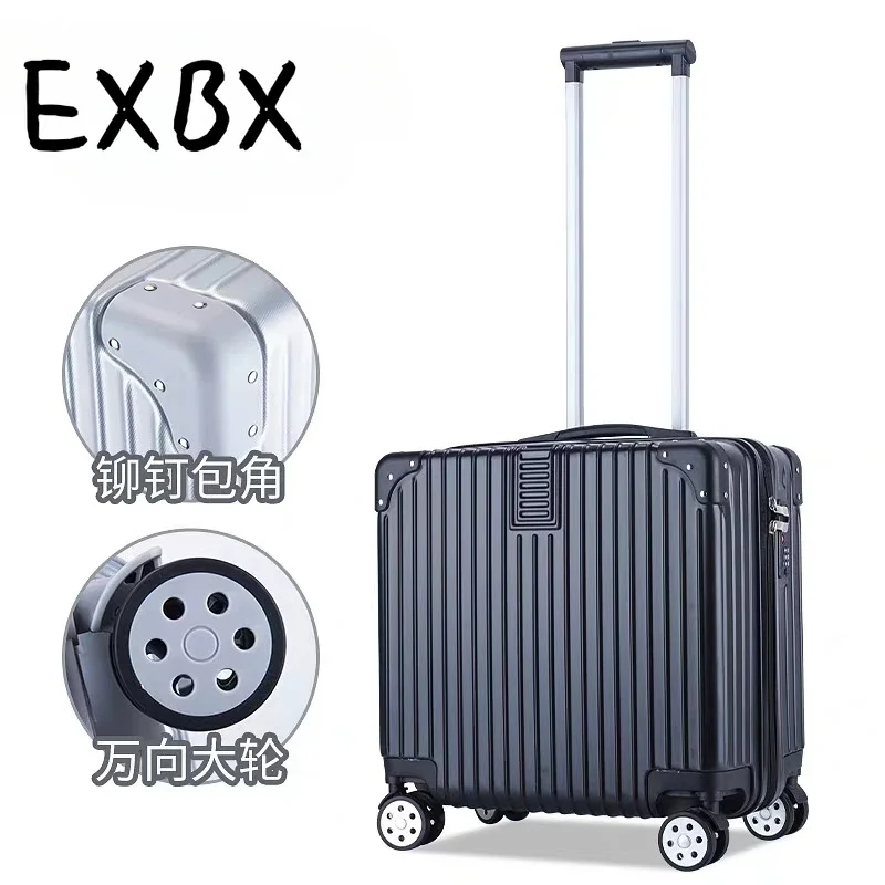 18-trolley-Box-Print-Logo-Luggage-Universal-Wheel-Female-Mini-Trolley ...