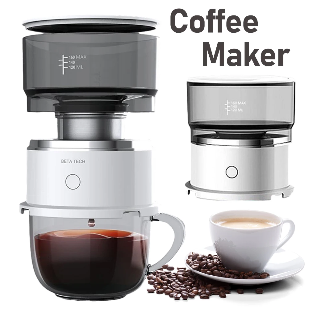 Automatic-Hand-Drip-Coffee-Maker-Hand-Pressed-Coffee-Maker-Stainless ...
