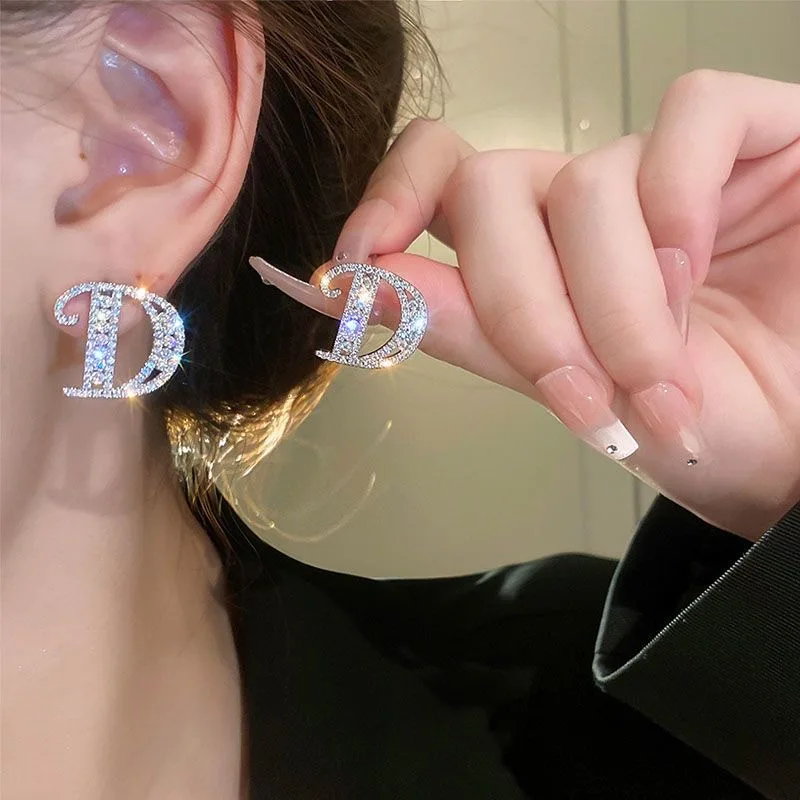 Dior stud earrings store
