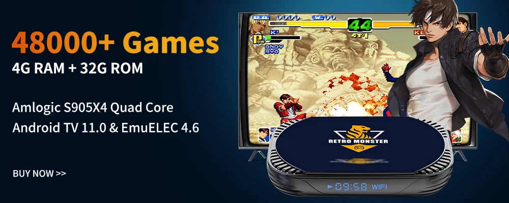 4K HD Portable Video Game Console With 500G Hard Drive Built-in 1700 ...