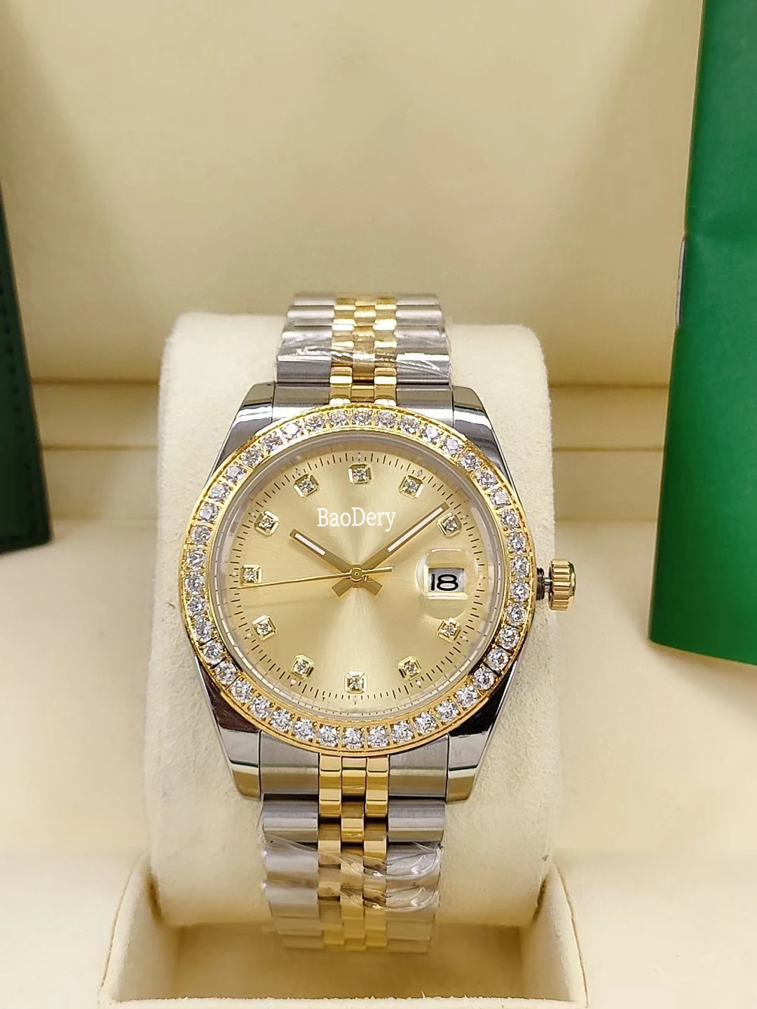 Luxury-Men-s-Automatic-Watch-with-41mm-Diamond-Bezel-A-Timepiece-for ...