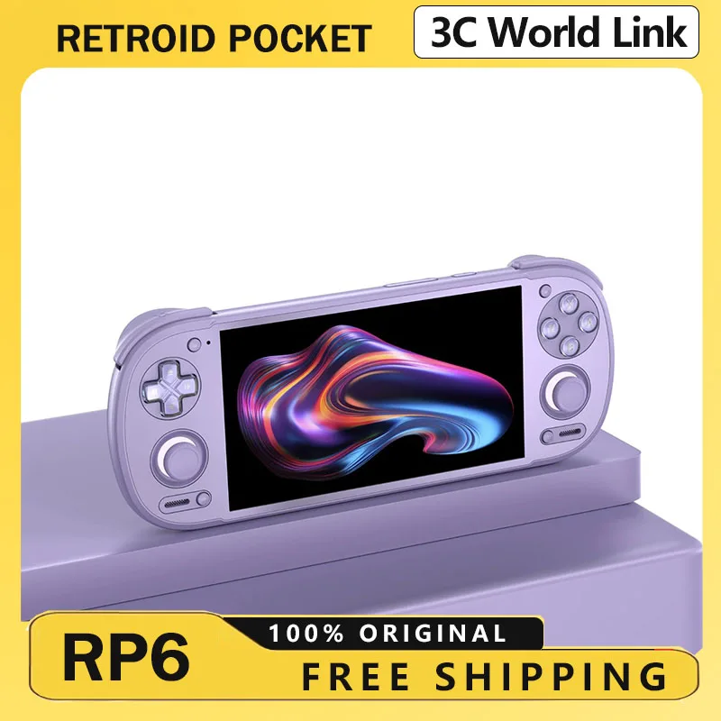 Retroid Pocket 6 RP6 Android Game Console 5.5Inch 1080P 120Hz AMOLED ...