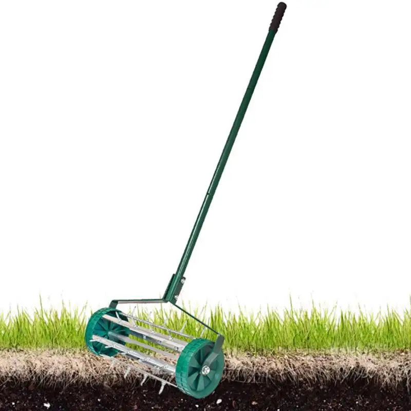 Garden-Lawn-Aerator-Manual-Soil-Aeration-Rolling-Tool-Multi-functional ...