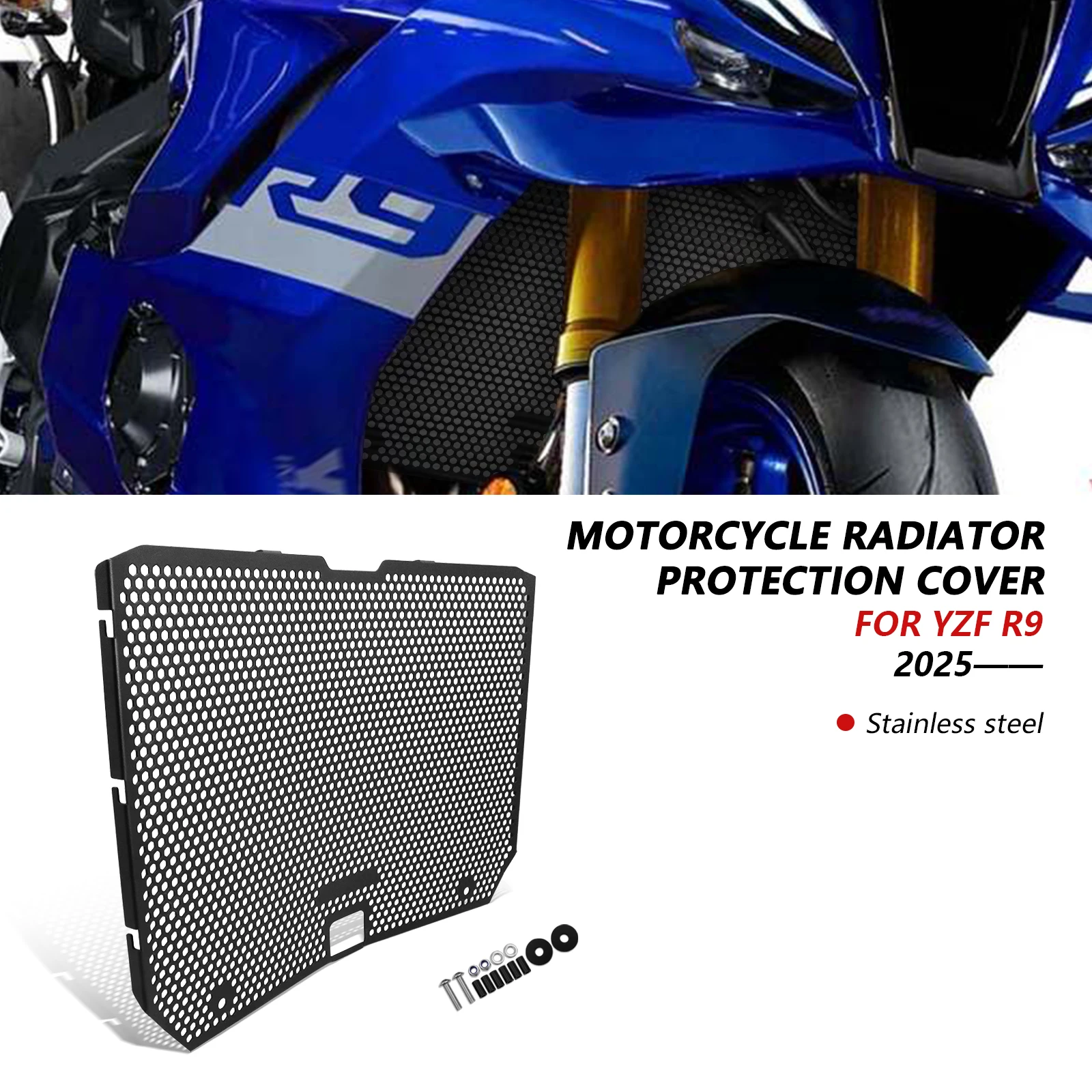 New Motorcycle Accessories Radiator Grille Guard Cover radiator ...