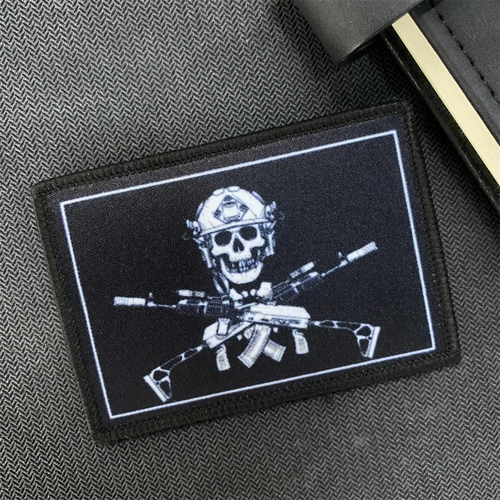 Russian-Roger-Tactical-Morale-Badge-Patches-Chevron-Skeleton-Soldier ...