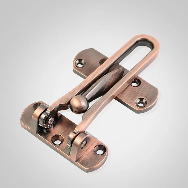 Door Guard Restrictor Security Catch Strong Heavy Duty Safety Lock Chain Stainless Steel Handle ...