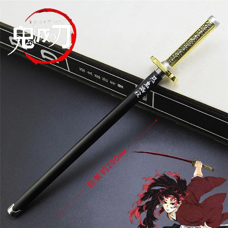 Demon Slayer Sword Tsugikuni Yoriichi Pen Swords nigirin Blade Anime ...