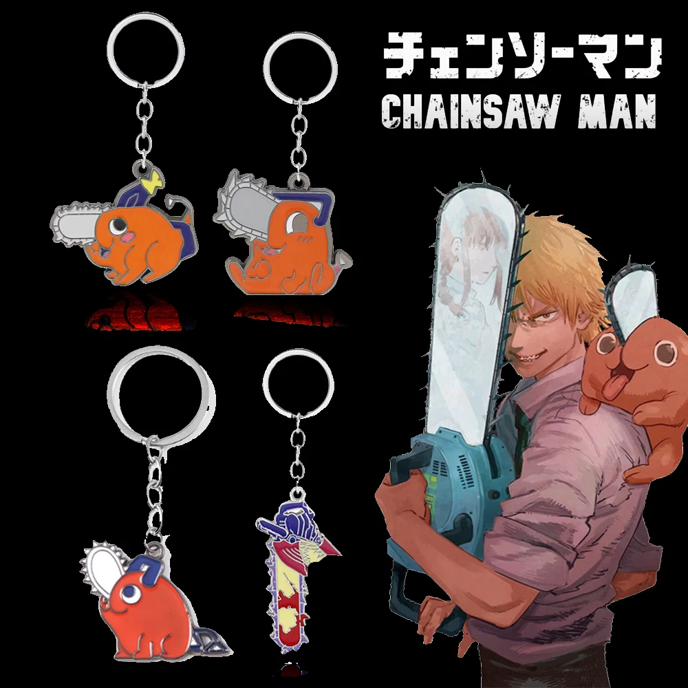 Anime-Chainsaw-Man-Keychains-Pochita-Denji-Devil-Weapon-Pendant-Enamel ...