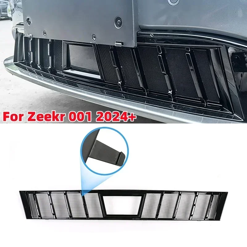 Car Front Bumper Grille Air Inlet Protective Cover for Zeekr 001 2024 ...