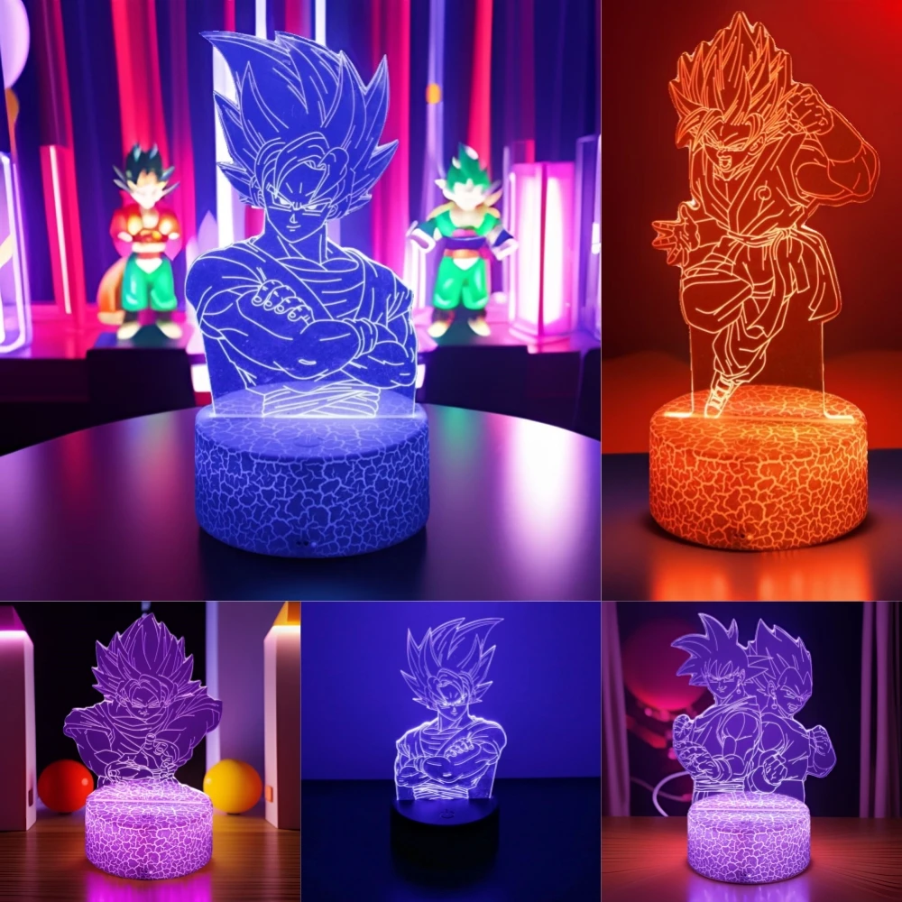 Dragon-Ball-Z-Anime-Figures-Goku-Figure-Vegeta-Gohan-3D-Lamp-PVC-Action ...