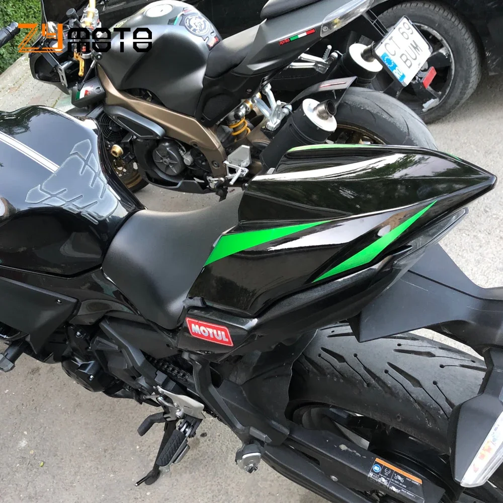 Seat Cover Rear Pillion Passenger Hard Solo Seat Cowl Hump Faring Fit ...