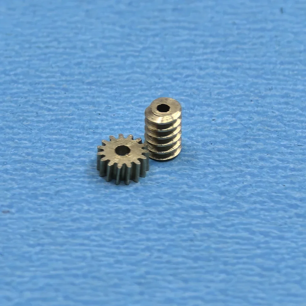 0.2M 15T 0.8/1.0mm Shaft Hole Aperture Copper Metal Brass Worm ...