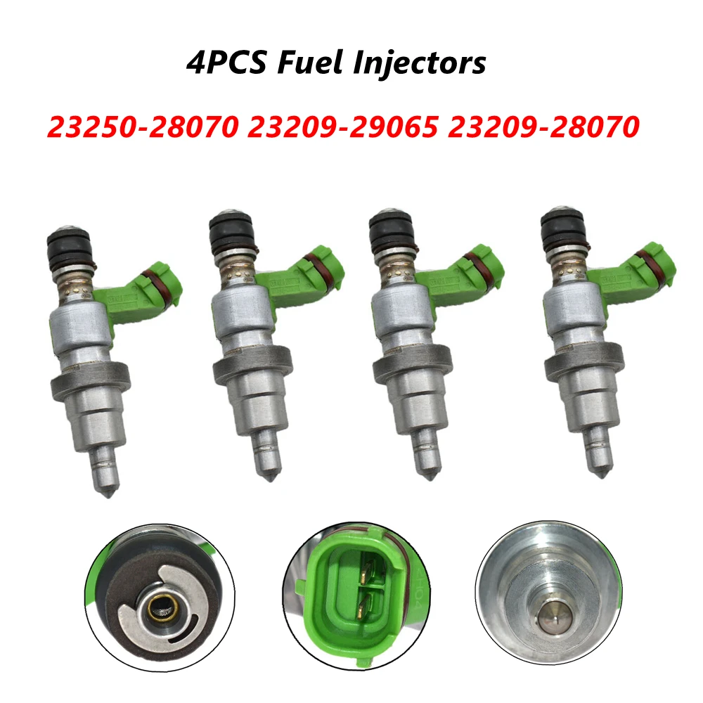 23250-28070-4PCS-Fuel-Injectors-Nozzle-For-Toyota-RAV4-Avensis-1AZ-FSE ...