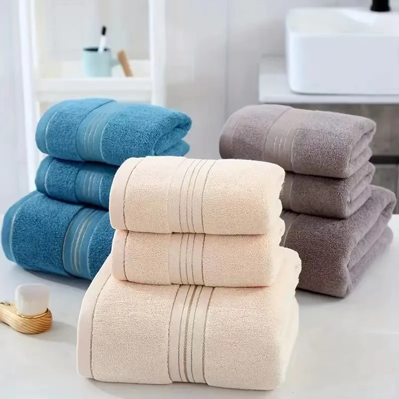 3pcs-Turkish-Cotton-Bath-Towel-Set-adult-soft-absorbent-towel-set-gift ...