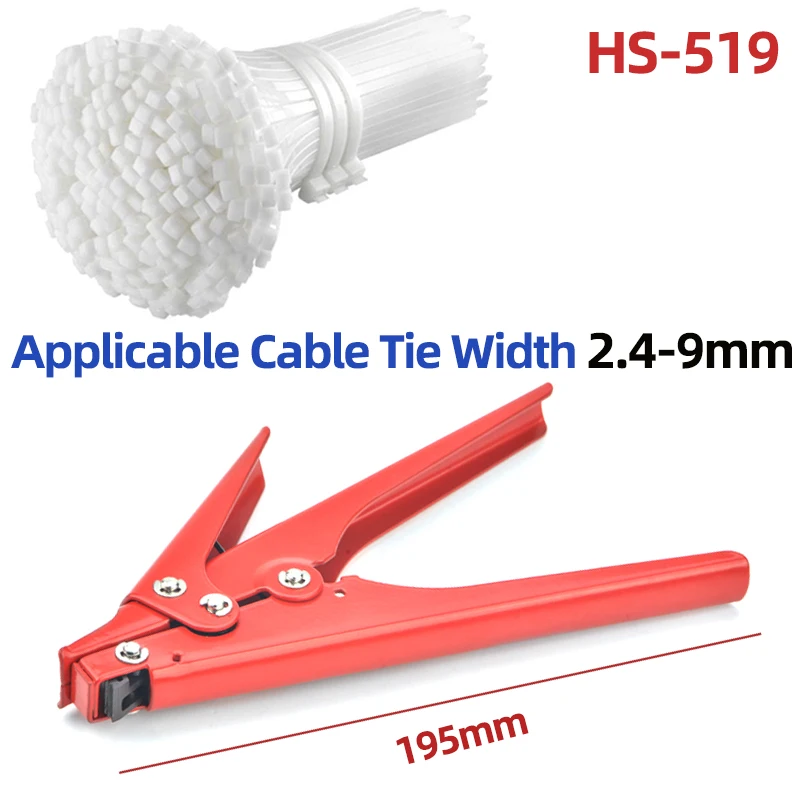 HS-519-Cable-Tie-Gun-para-Nylon-Pl-stico-Fixa-o-Auto-Cutting-Wires ...