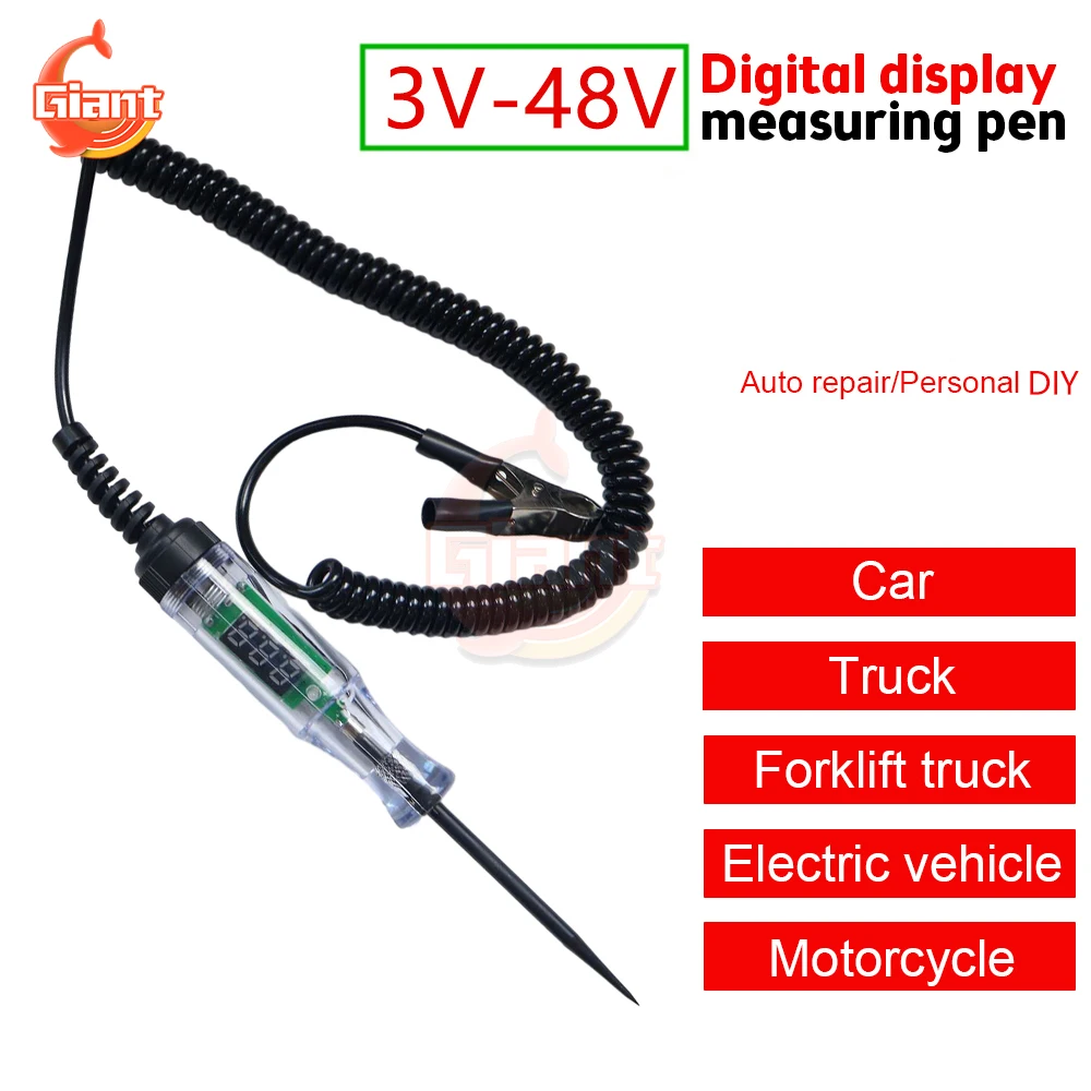 3V-48V Digital Voltage Circuit Tester Electric Screwdriver Test Pencil ...