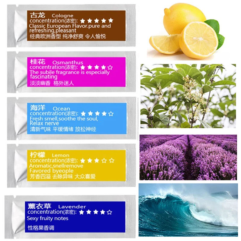 5pcs Car Air Freshener Outlet Car Air Conditioning Vent Solid Perfume ...