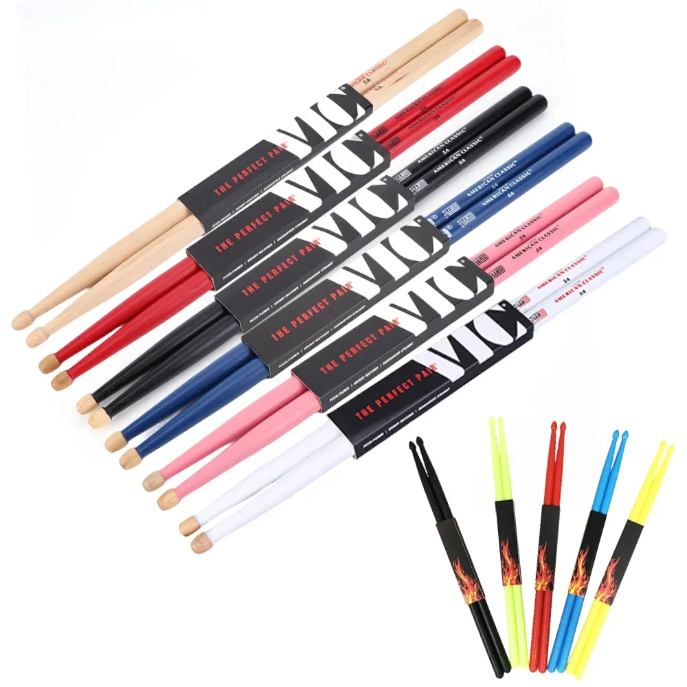 Beginners-Drumsticks-Professional-Wooden-Drum-Sticks-Wood-Tip ...
