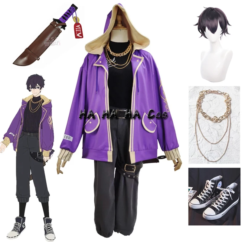 Vtuber Shoto Shxtou Uniform Suit Anime Cosplay Costume Halloween Party ...
