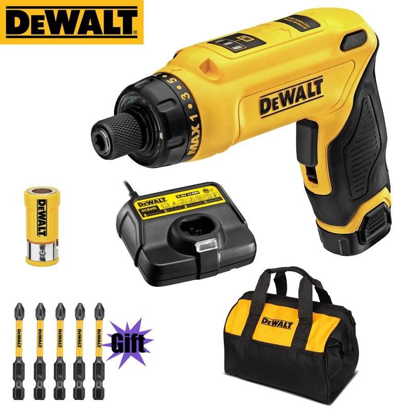 DEWALT-DCF680-7-2V-Gyroscopic-Electric-Screwdriver-Battery-With-Toolbag ...