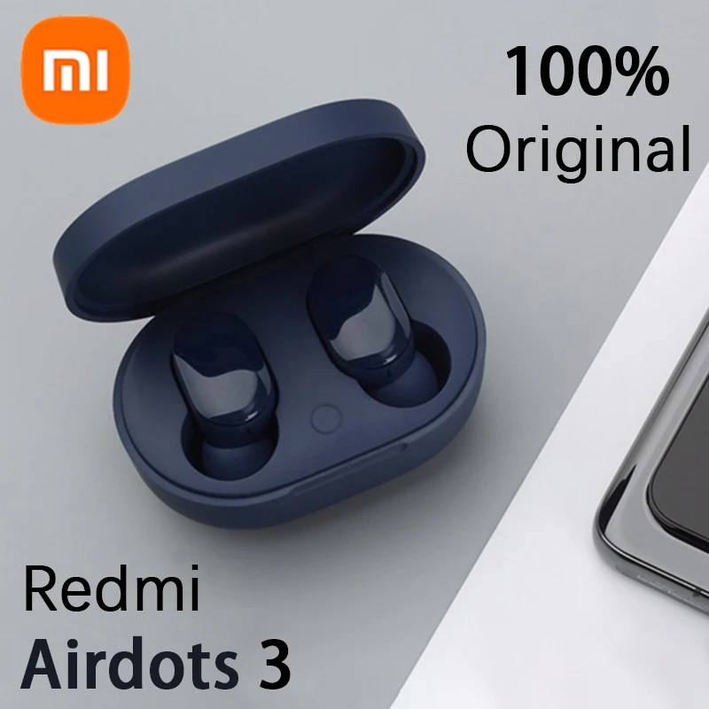 Xiaomi Redmi Airdots 3 이어폰 Mi 오리지널 샤오미 진정한 무선 헤드폰 블루투스 에어 도트 헤드셋, TWS ...