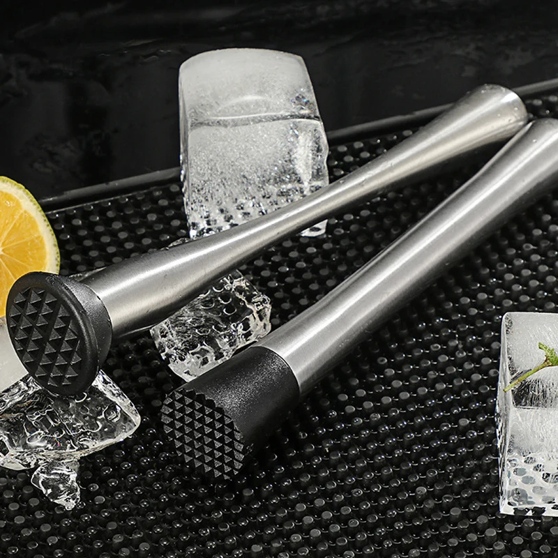 1Pc Bar Cocktail Muddler Stainless Steel Fruit Ice Muddler Bar Mixer ...
