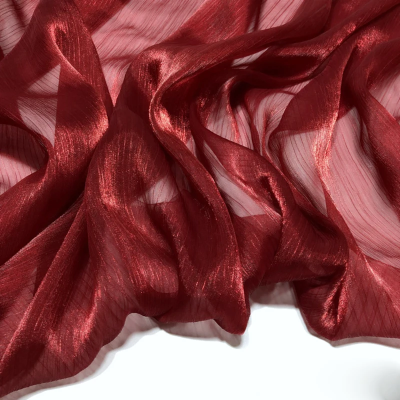 Transparent-Glossy-Silky-Organza-Fabric-See-Through-Shimmer-Sheer ...