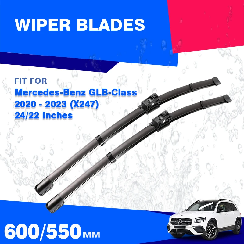 For-Mercedes-Benz-GLB-X247-2019-2024-Front-Wiper-Blades-Windshield ...