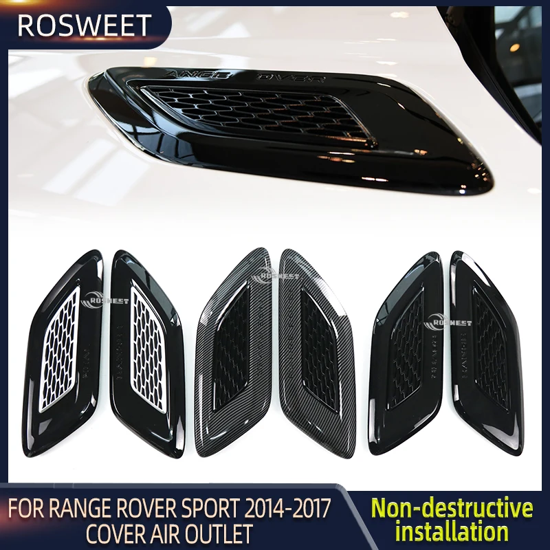 Car-Hood-Air-Vent-Outlet-Wing-Trim-For-Land-Rover-Range-Rover-Sport ...