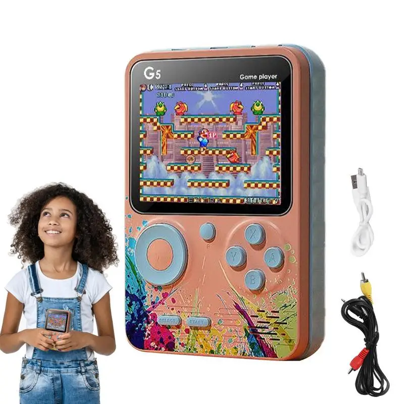 G5-Retro-Handheld-Video-Game-Console-HD-Screen-AV-Output-with-Built-in ...