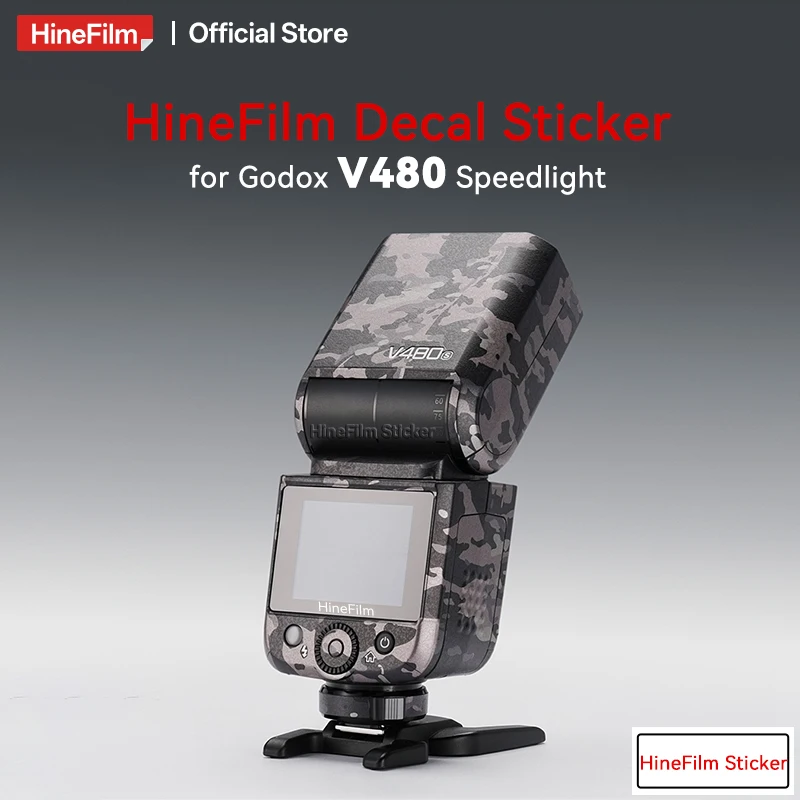 Hinefilm Skin for Godox V480 TTL Speedlite Skin Camera Flash Sticker ...