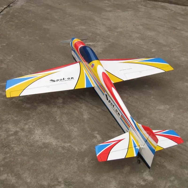 TWM RC Aerobatic Nitro Plane F3A SPOT ON 50 The World Models Balsa Aircraft