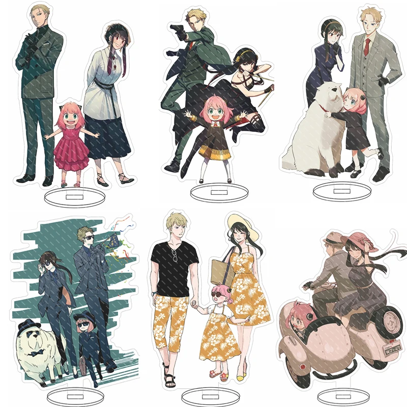 Spy X Family Loid Forger Anya Stand modelo Yor Forger Anime Cosplay ...