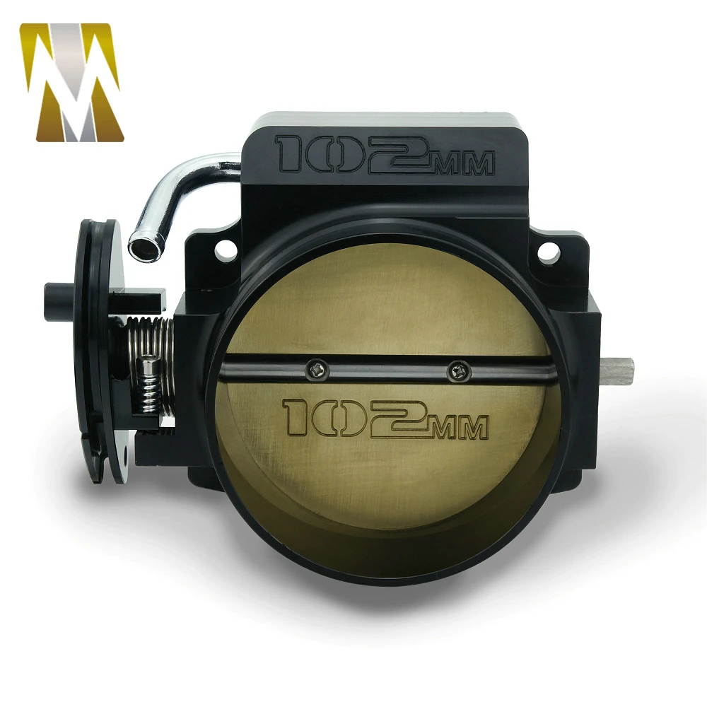Throttle Body Black Cnc Billet Aluminum 102mm Throttle Body For Ls1 Ls2 ...