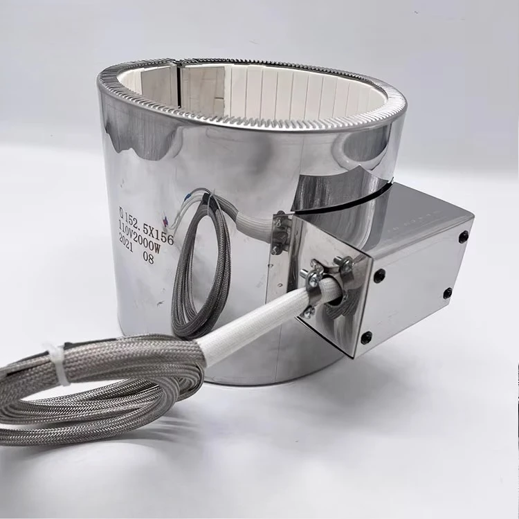 High temperature 380v 1200w ceramic belt heater for extruder ...