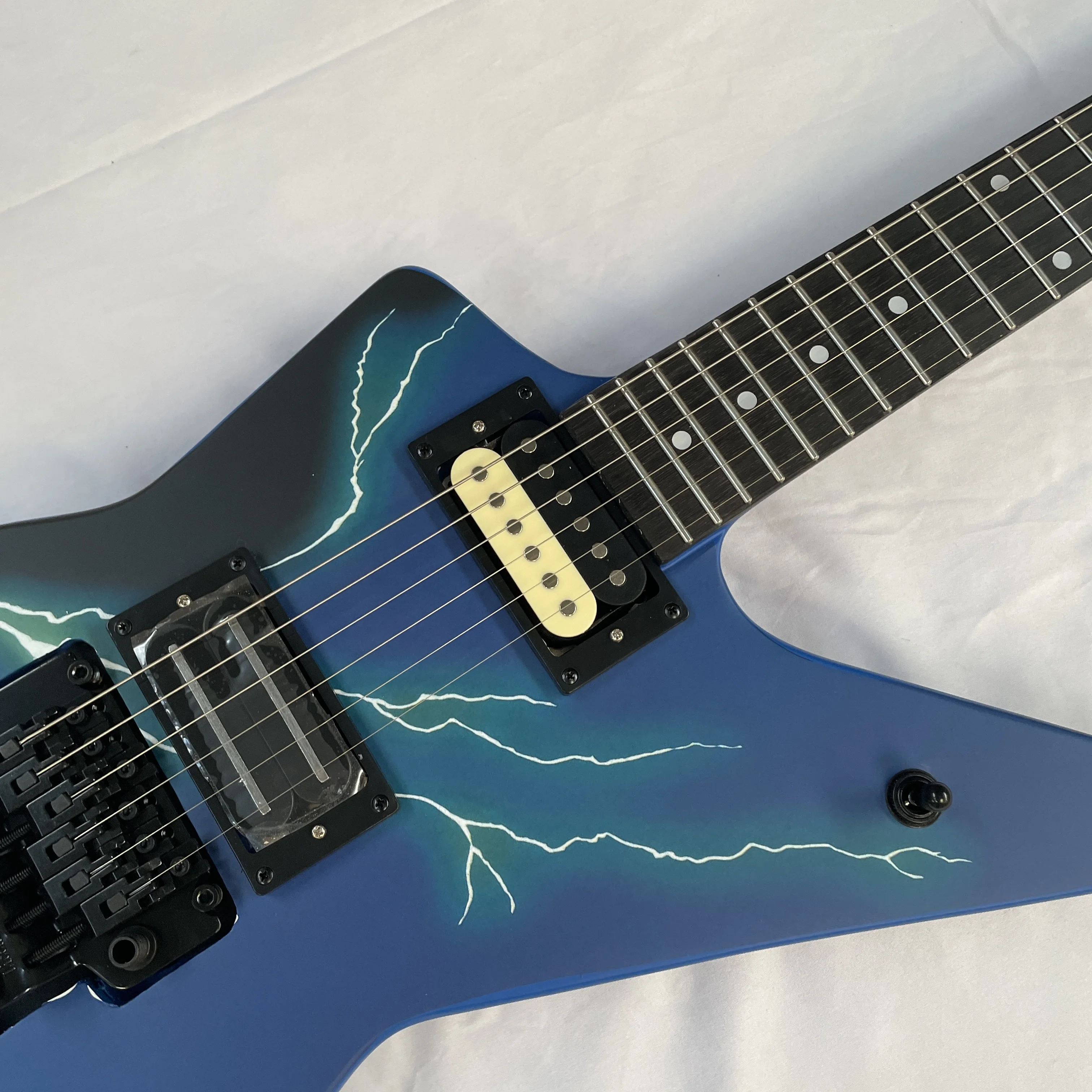 DEEP Blue lighting Guitar Custom Electric Guitar dimebag Fast Free Ship ...