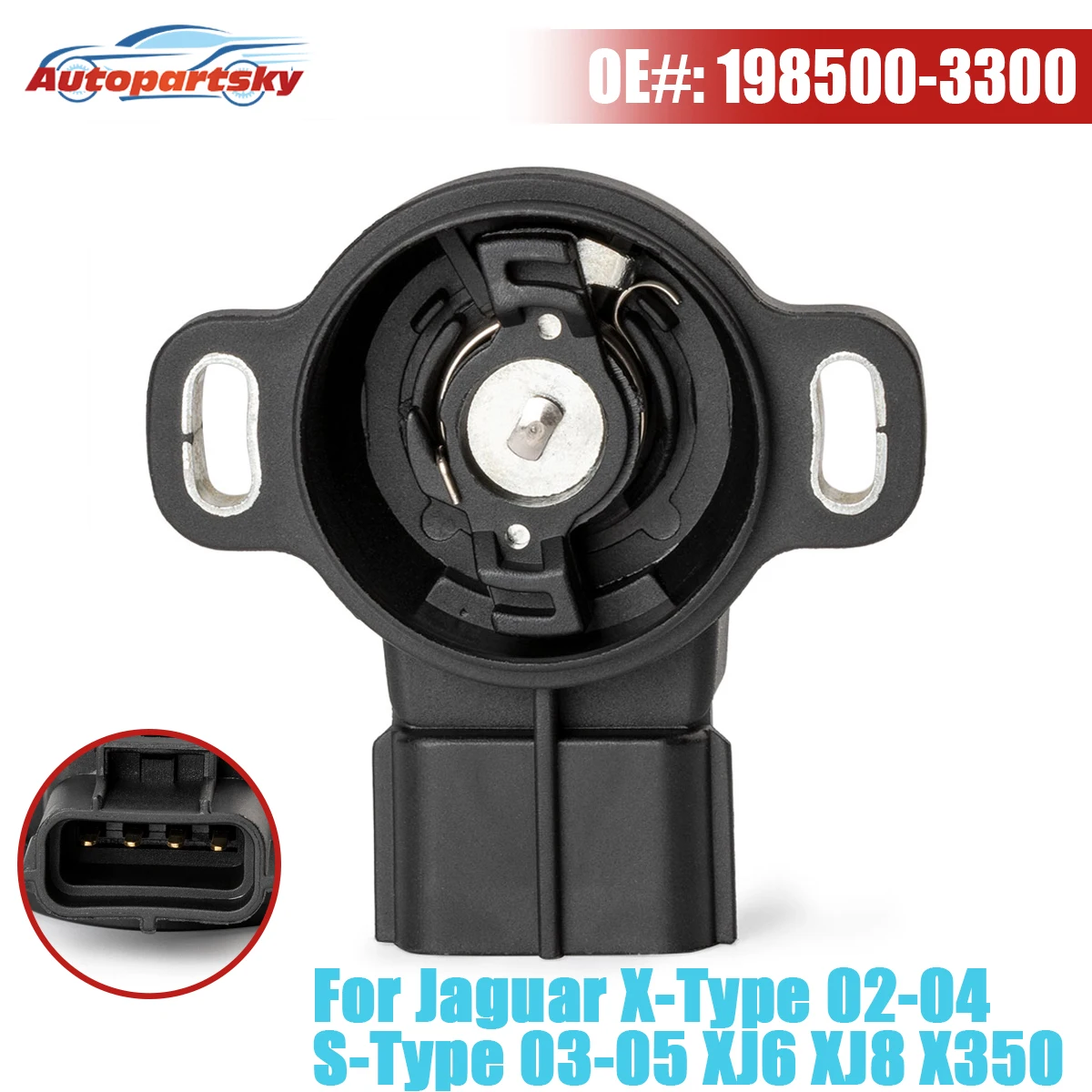 TPS-Throttle-Position-Sensor-198500-3300-XR845053-XR843535-For-Jaguar-X ...