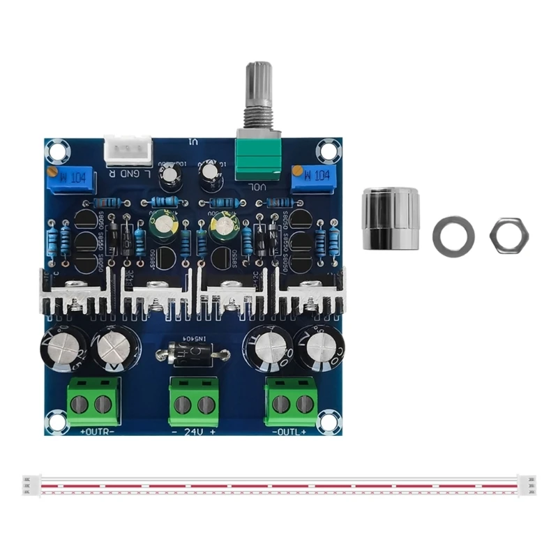 XH A851 TIP41C TIP42C Dual Channel Class A Analog Amplifer Module 15W x ...