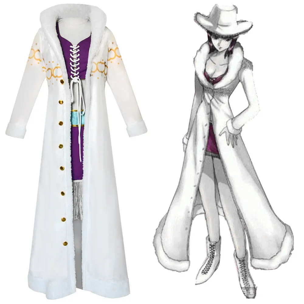 One-Piece-Robin-Cos-Suit-Fur-Collar-Jacket-One-Piece-Nico-Robin-Cosplay ...