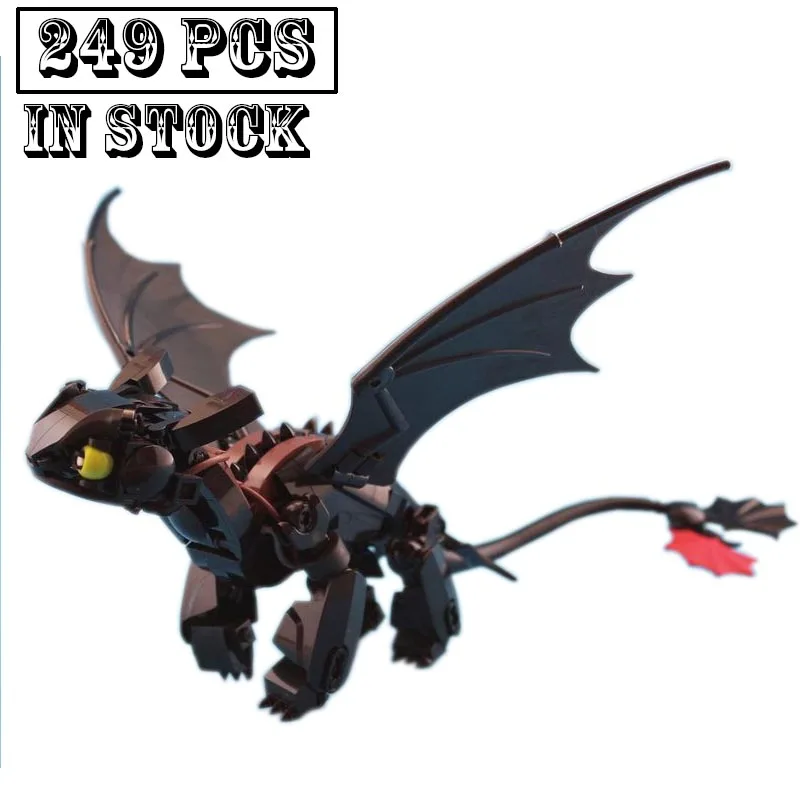 New-249pcs-Toothless-Night-Furied-Dragon-Building-Block-MOC-148887 ...