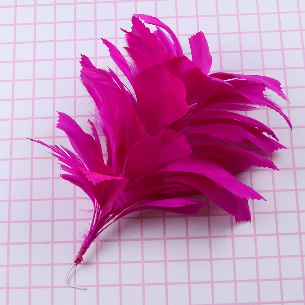 Rose-Goose-Feathers-Craft-Flowers-for-Party-Carnival-Clothing-Corsages ...