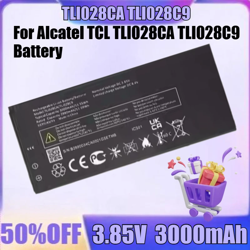 New TLI028CA TLI028C9 3.85V 3000mAh high quality Battery for Alcatel ...